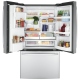 GYE22GYNFS GE French Door Refrigerator 36 inch 22.20 cu. ft. Canada ...