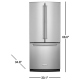 KRFF300ESS KitchenAid 30" French Door Refrigerator Canada - Sale! Best Price, Reviews and Specs ...