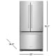 KRFF302ESS KitchenAid 33" French Door Refrigerator Canada - Sale! Best ...