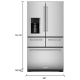 KRMF706ESS KitchenAid 36" French Door Refrigerator Canada - Sale! Best ...