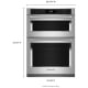 KOEC527PSS KitchenAid Microwave Wall Oven Combo 27 inch Canada Parts ...
