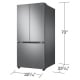 RF25C5551SR Samsung 33 inch French Door Refrigerator Canada - Sale ...