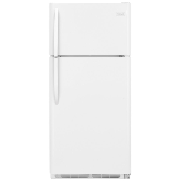 FFTR1814TW Frigidaire Top Freezer Refrigerator 30 inch 18 cu. ft ...