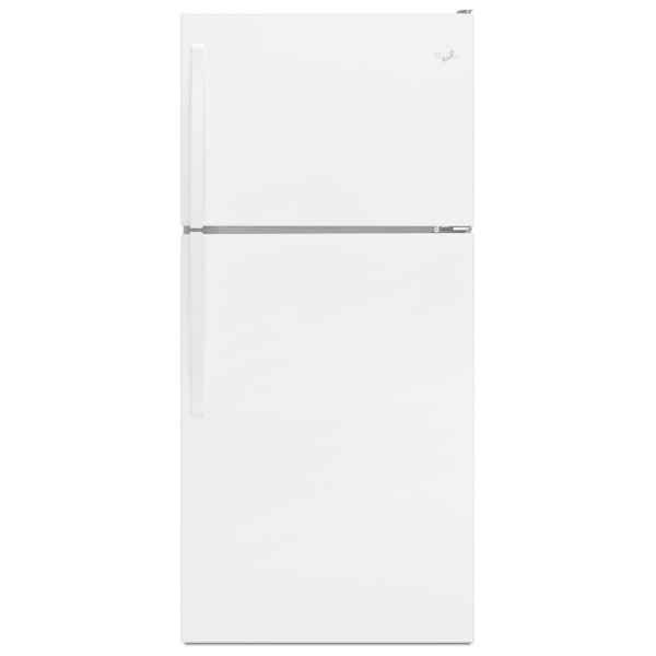 WRT148FZDW Whirlpool Top Freezer Refrigerator 30 inch 18.2 cu. ft ...