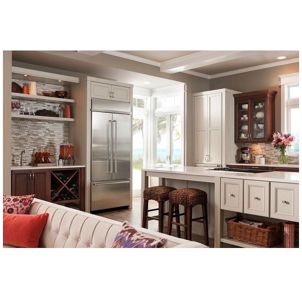 KBFN406EPA KitchenAid 36" Custom Panel Ready French Door Refrigerator ...