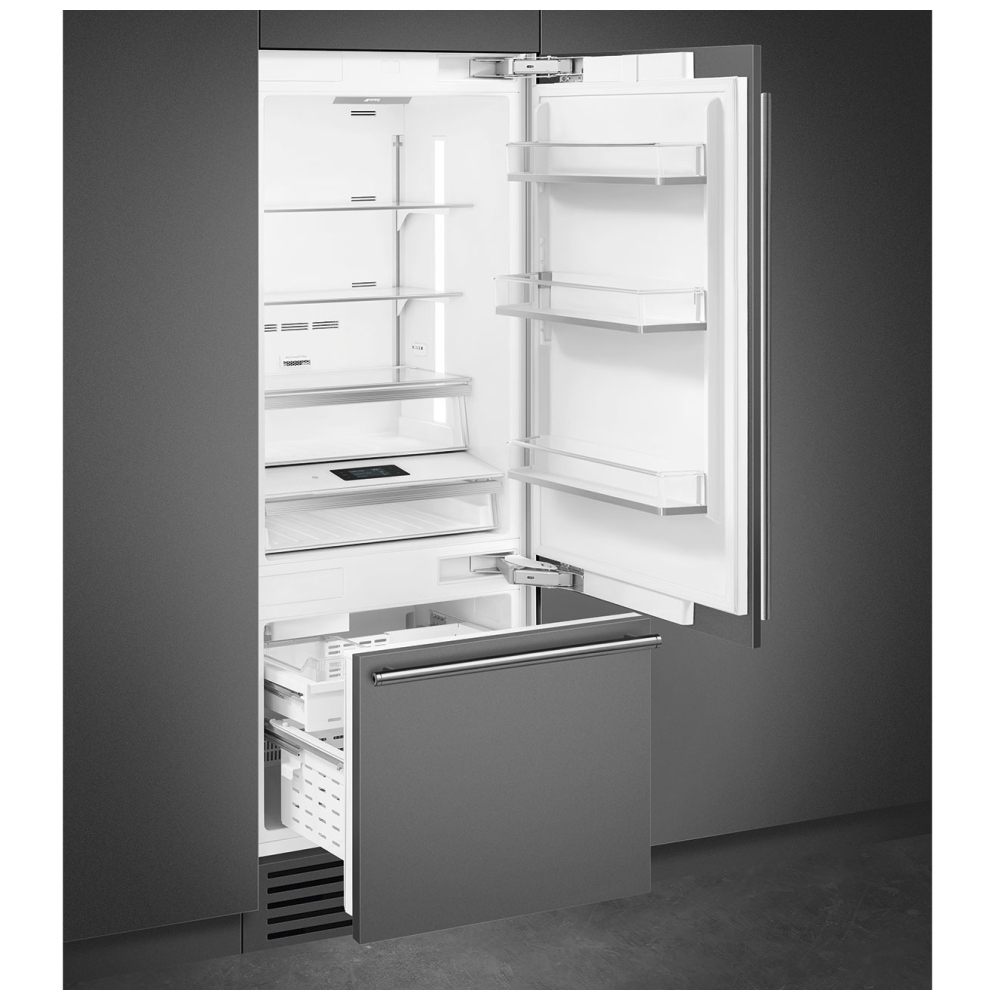 CB465UI Smeg 30 inch Custom Panel Ready Built In Refrigerator Canada ...